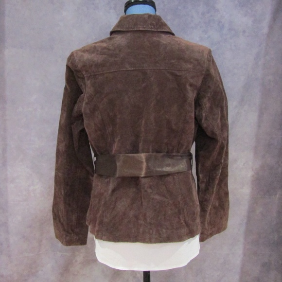 Ruff Hewn | Jackets & Coats | New Ruff Hewn Grizzly Brown Suede Leather ...